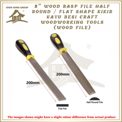 Wood Rasp File Half Round / Flat Shape Kikir Kayu Besi Craft Woodworking Tools (wood File)